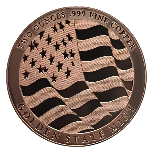2 oz Copper Eagle Copper Round (.999 Fine) | Cheeky Mongoose | Online ...